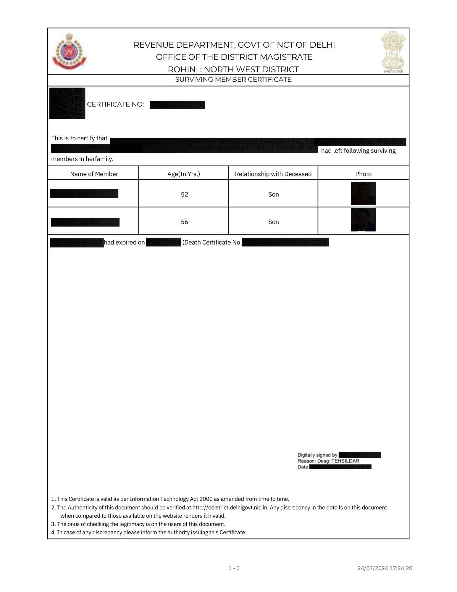 Apply Documents - ONS Documentation Service